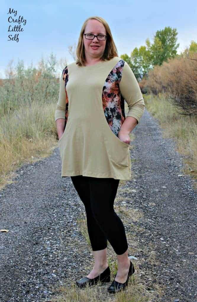 Ladies tunic pdf sewing pattern by Love Notions.