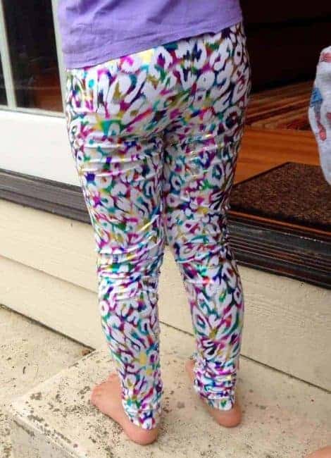 Free leggings pattern for girls 2T-14 with yoga or elastic waistband