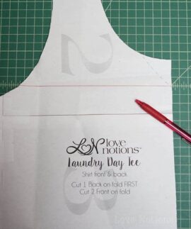 Learn how to color block a sewing pattern with this tutorial.
