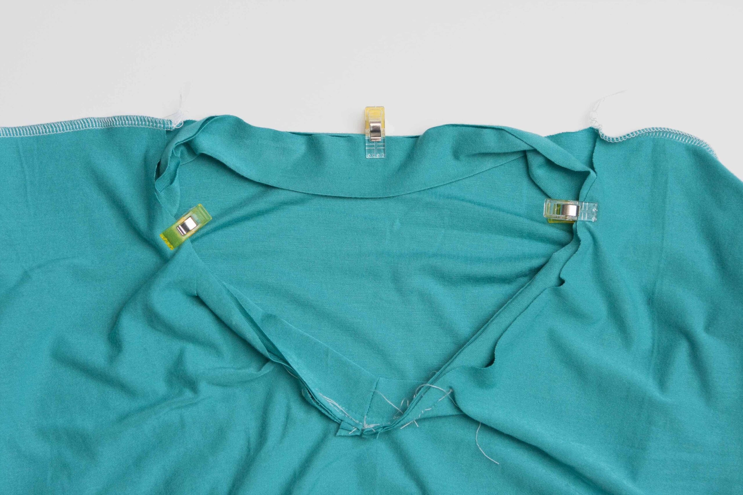 Learn how to sew a v-neck on any pattern with Love Notions.