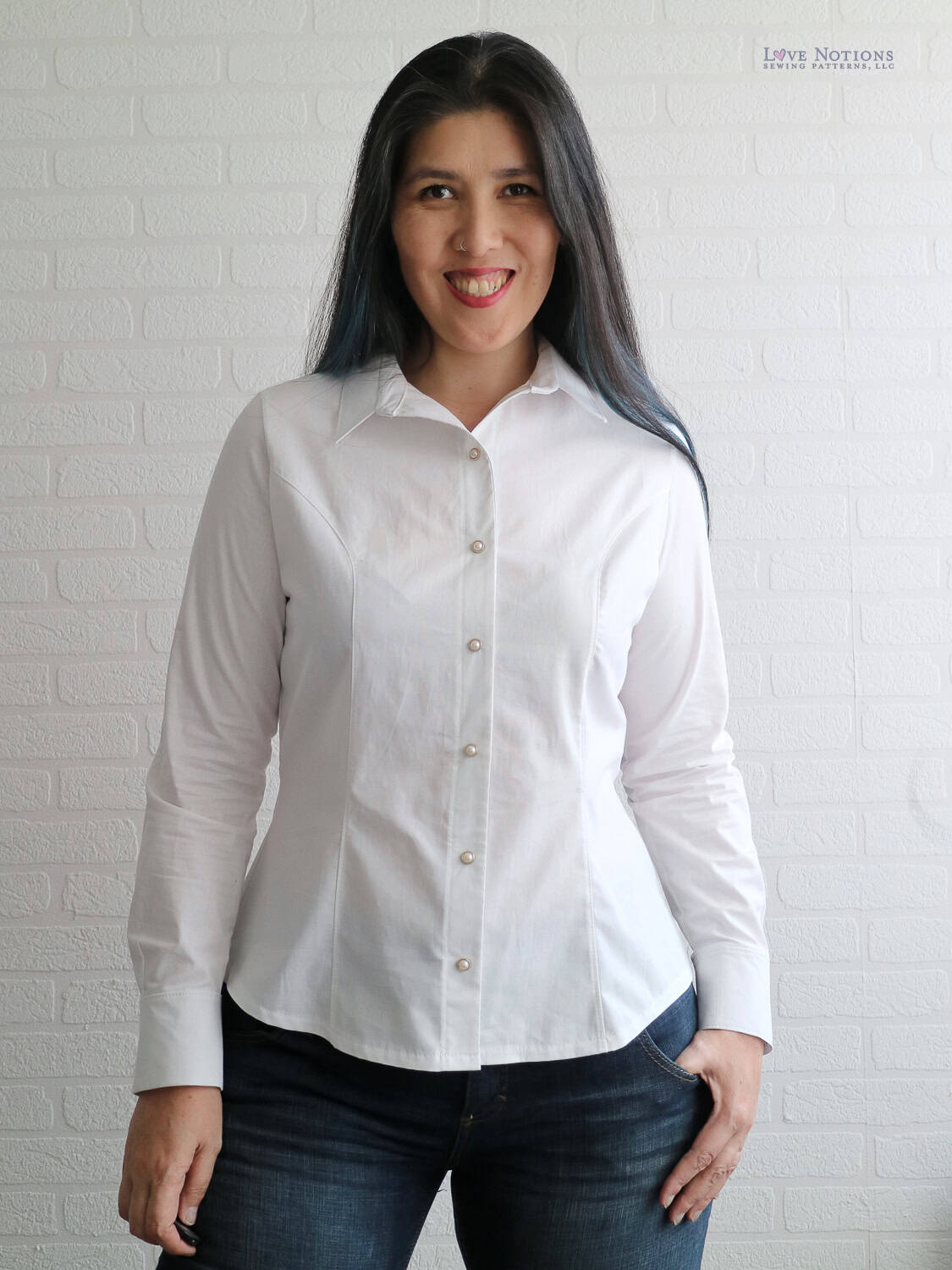 Bluegrass Buttondown Shirt and Dress - Love Notions Sewing Patterns