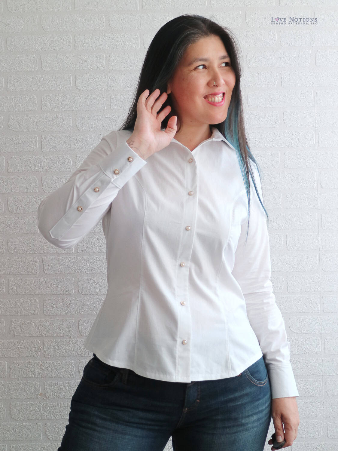 Bluegrass Buttondown Shirt and Dress - Love Notions Sewing Patterns