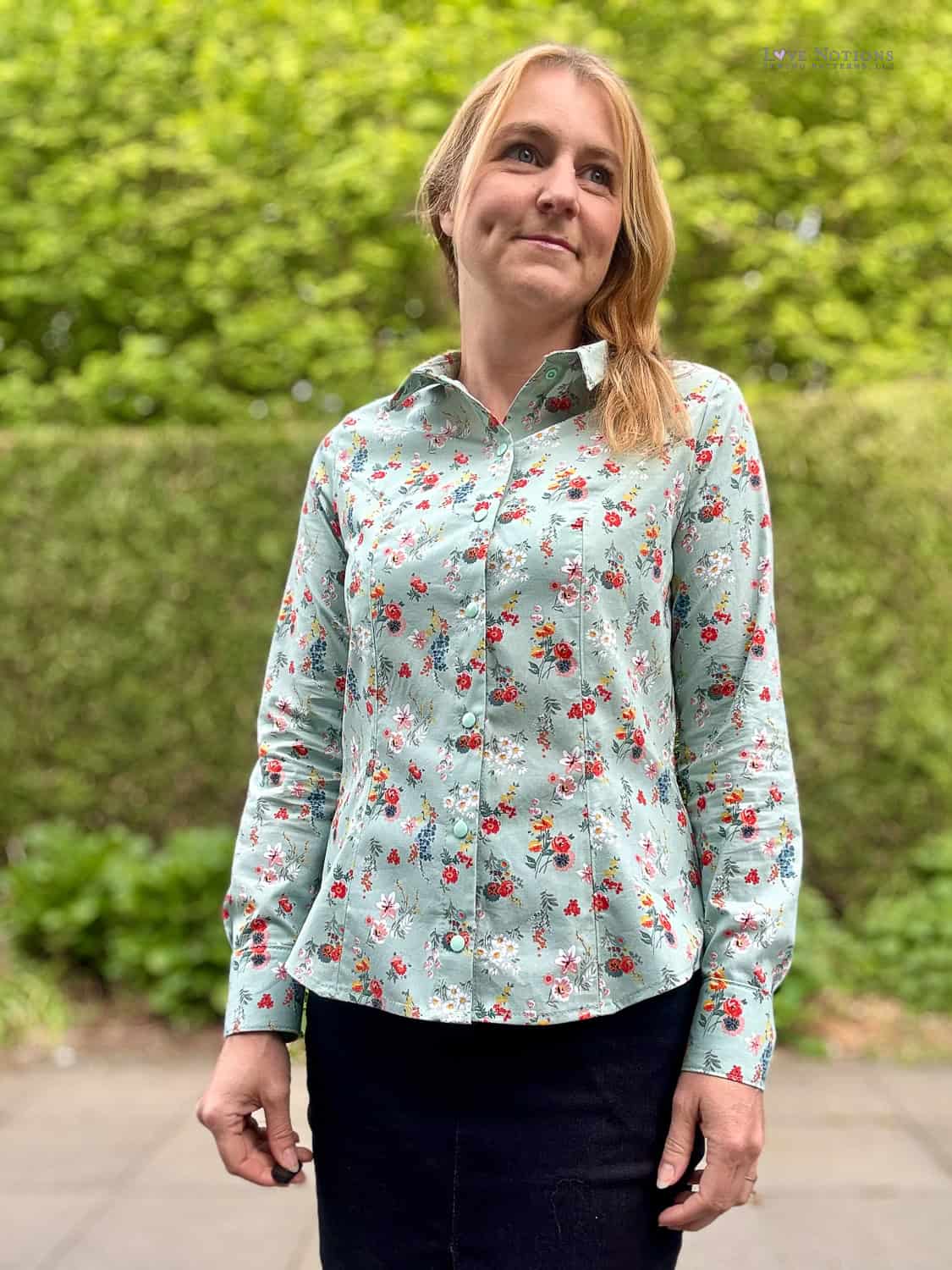 Bluegrass Buttondown Shirt and Dress - Love Notions Sewing Patterns