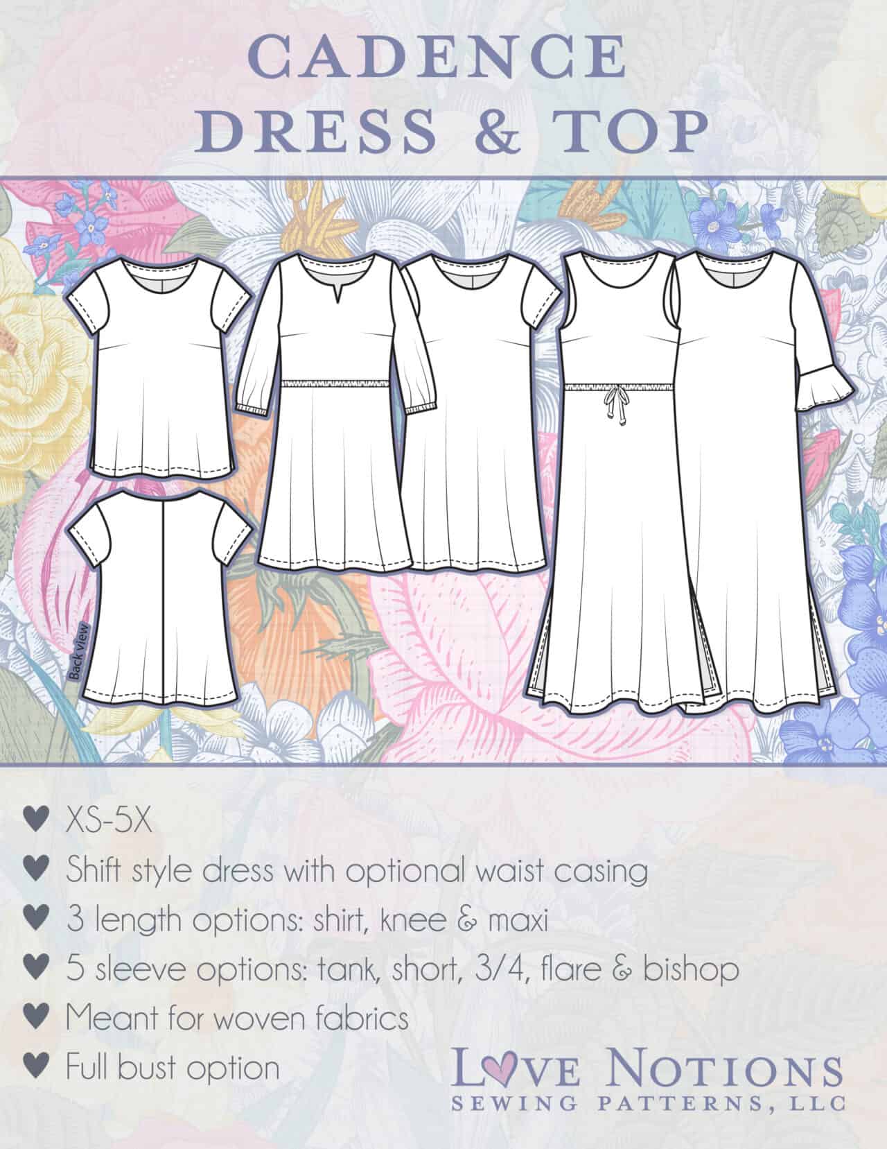 How to sew a Facing: Cadence Top and Dress - Love Notions Sewing Patterns
