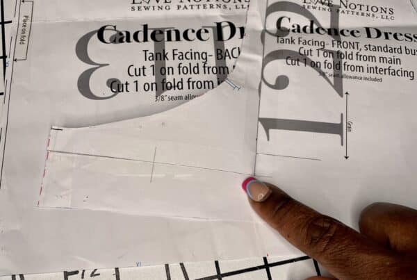 How to sew a Facing: Cadence Top and Dress - Love Notions Sewing Patterns