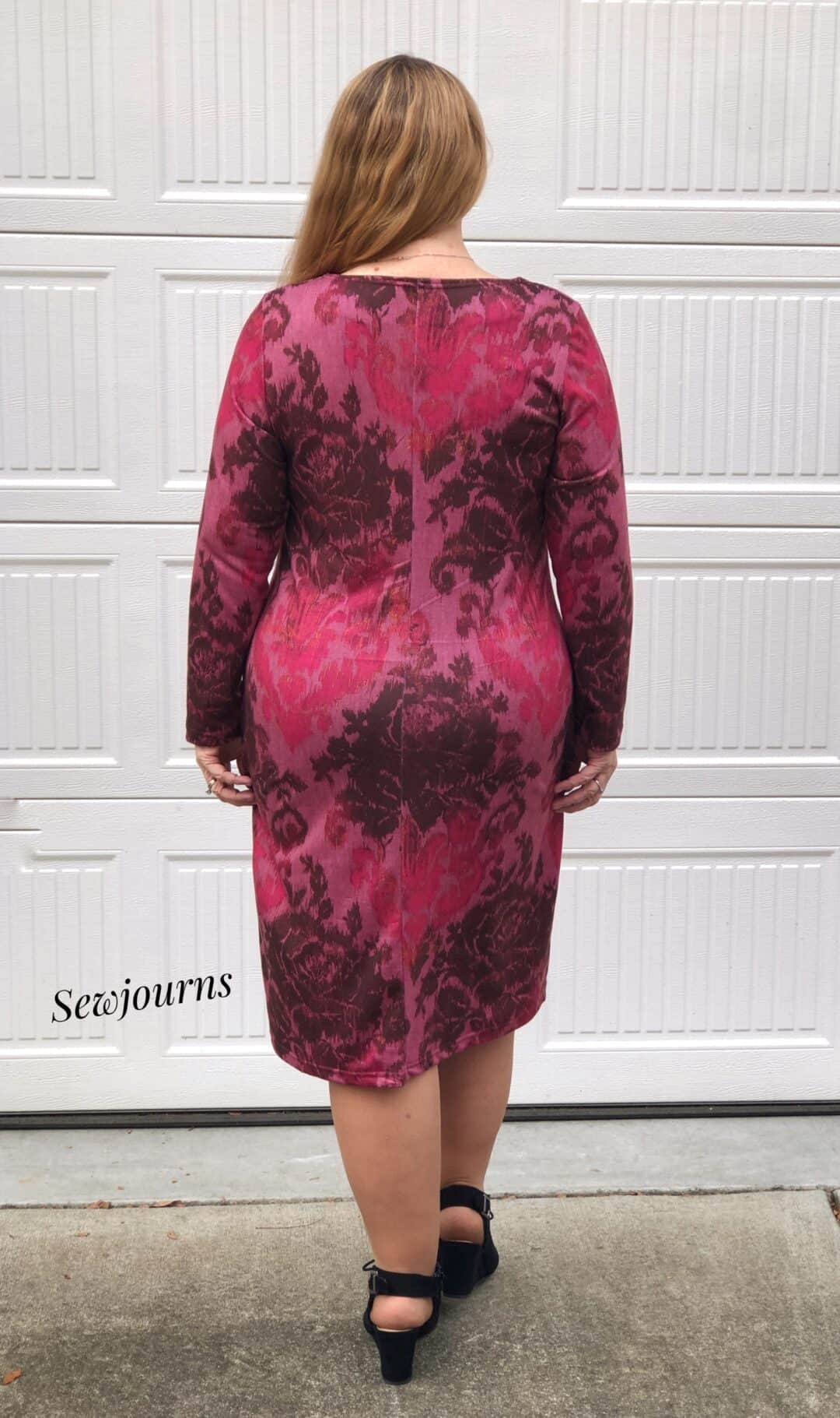 Knit sheath dress sewing pattern. Print and download it today.