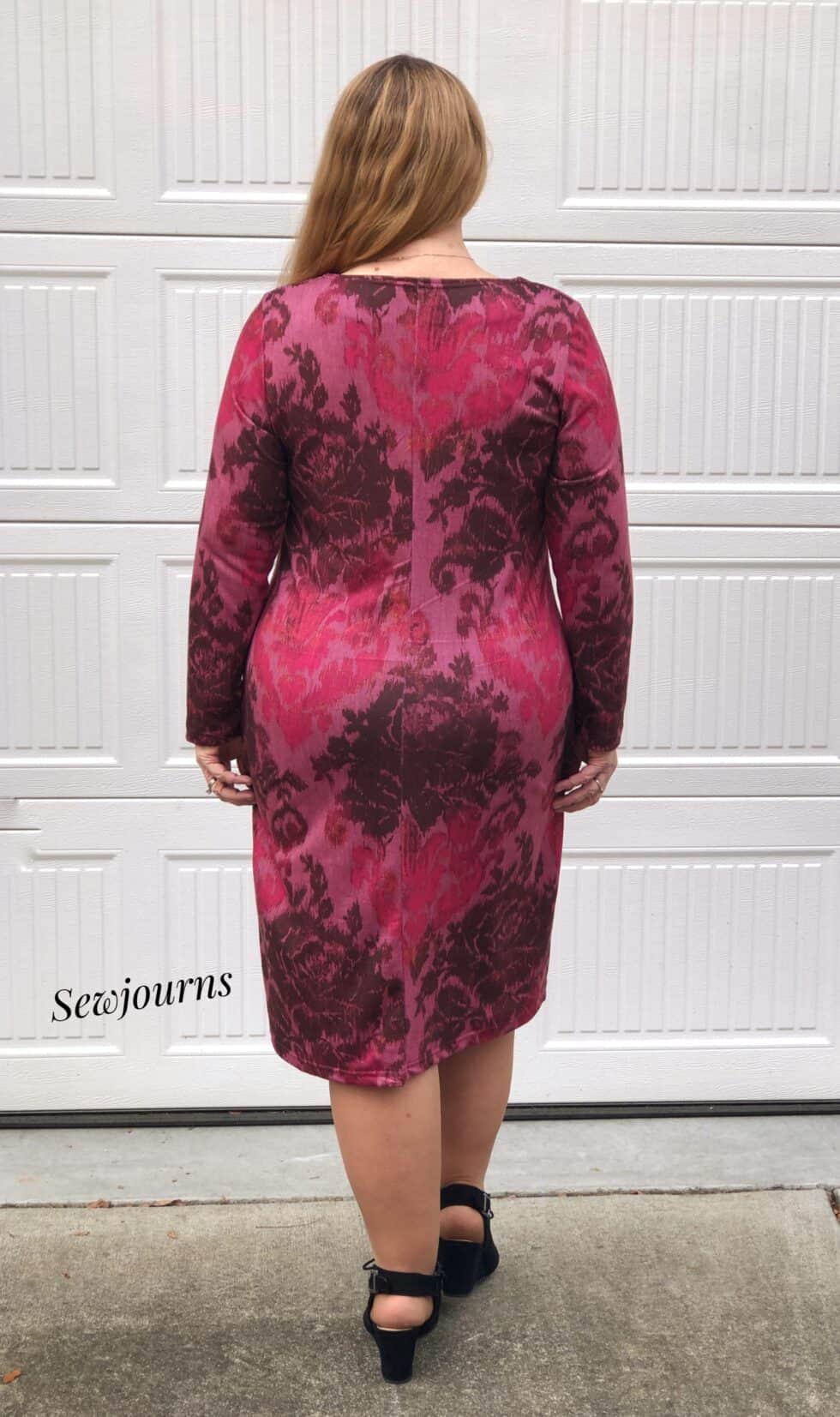 Knit sheath dress sewing pattern. Print and download it today.