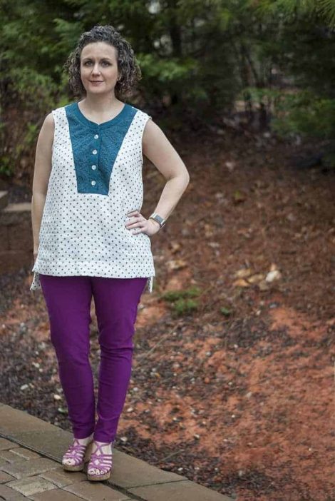 Ladies tunic sewing pdf pattern. Download and print this easy pattern ...