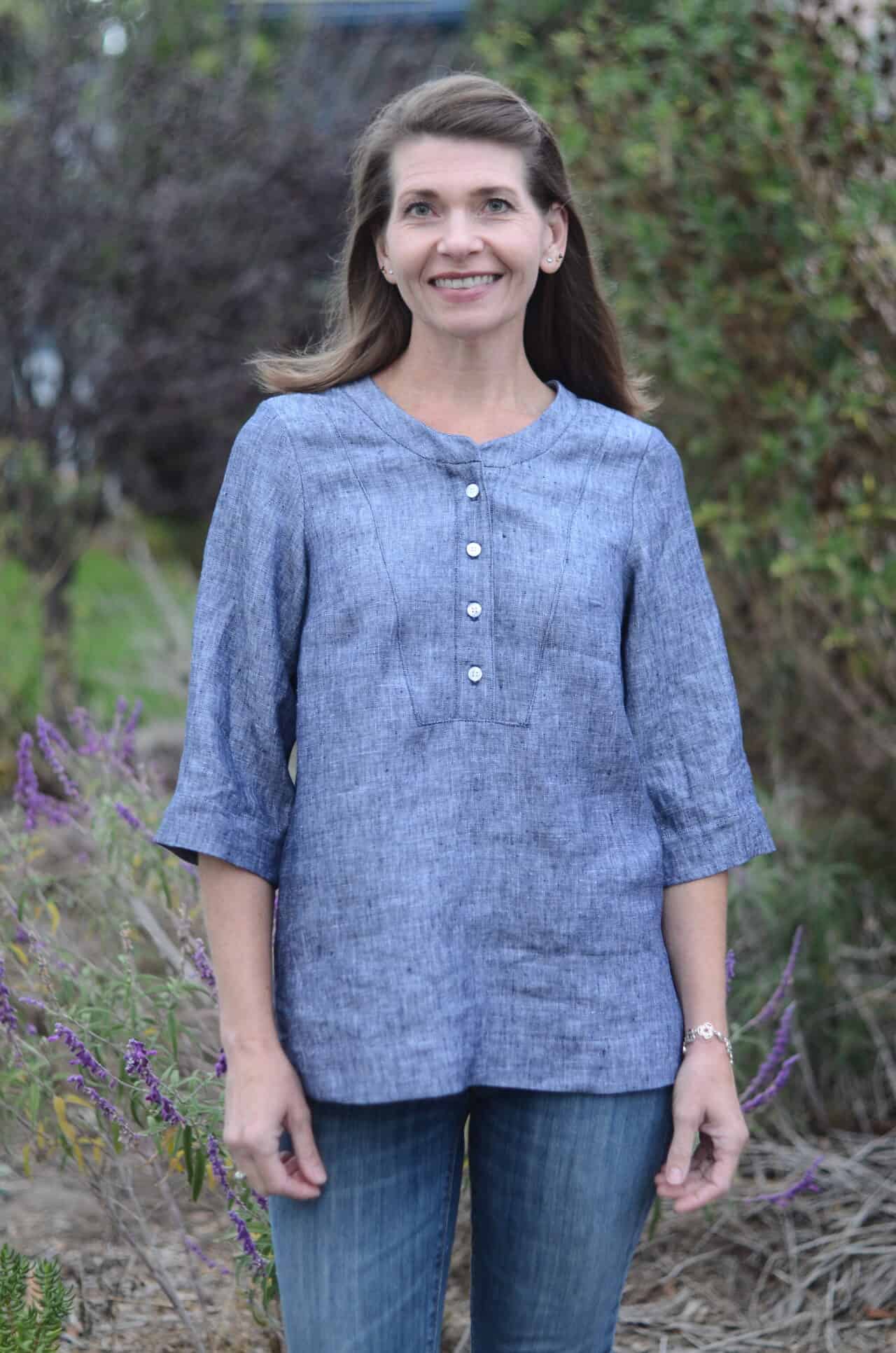 Save Fabric! How to cut smart + Sewing Presto Tunic - Love Notions ...