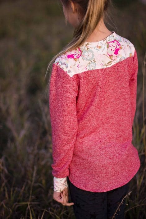 Sloane Sweater for Girls - Love Notions Sewing Patterns