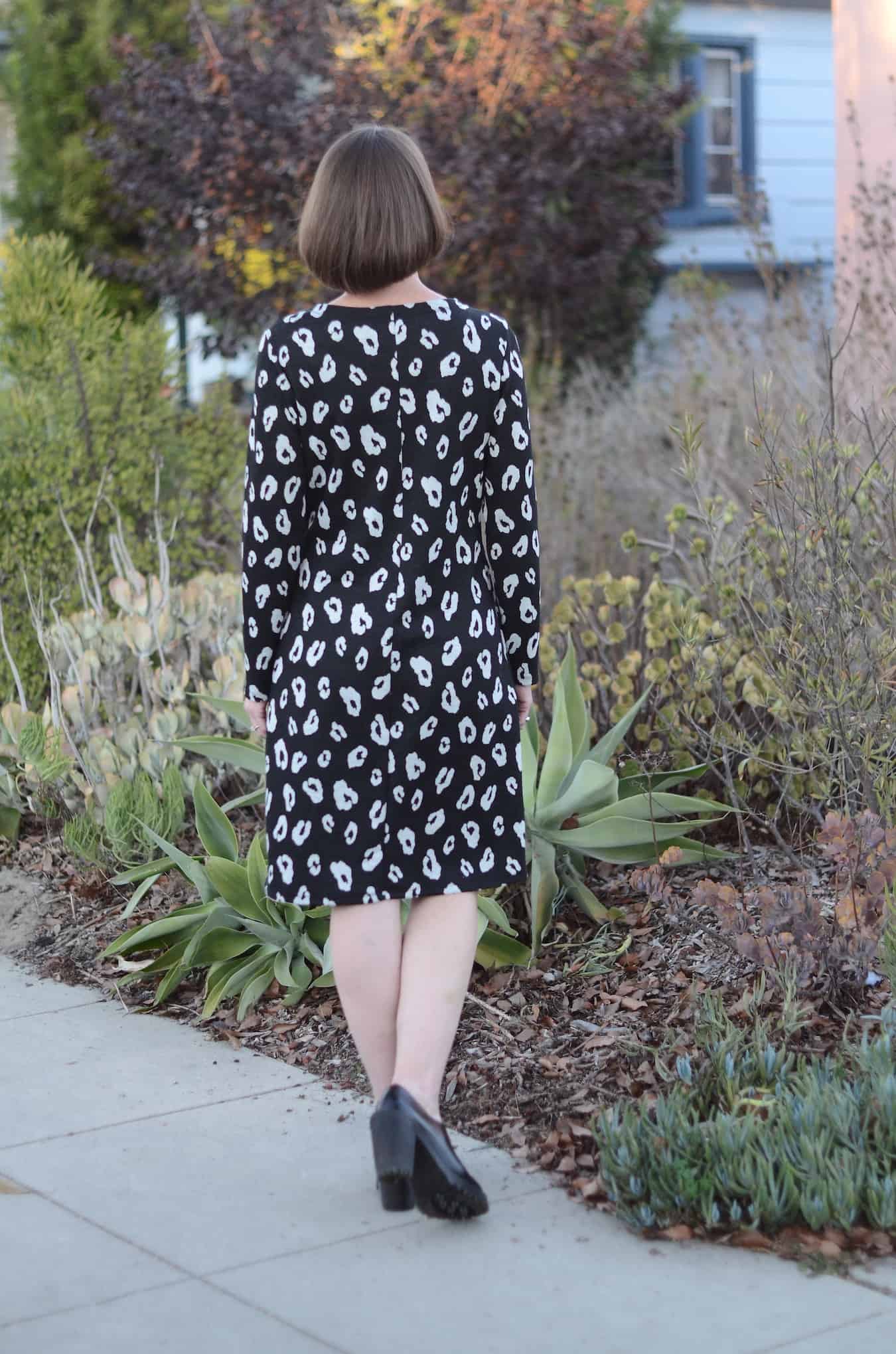 Knit sheath dress sewing pattern. Print and download it today.