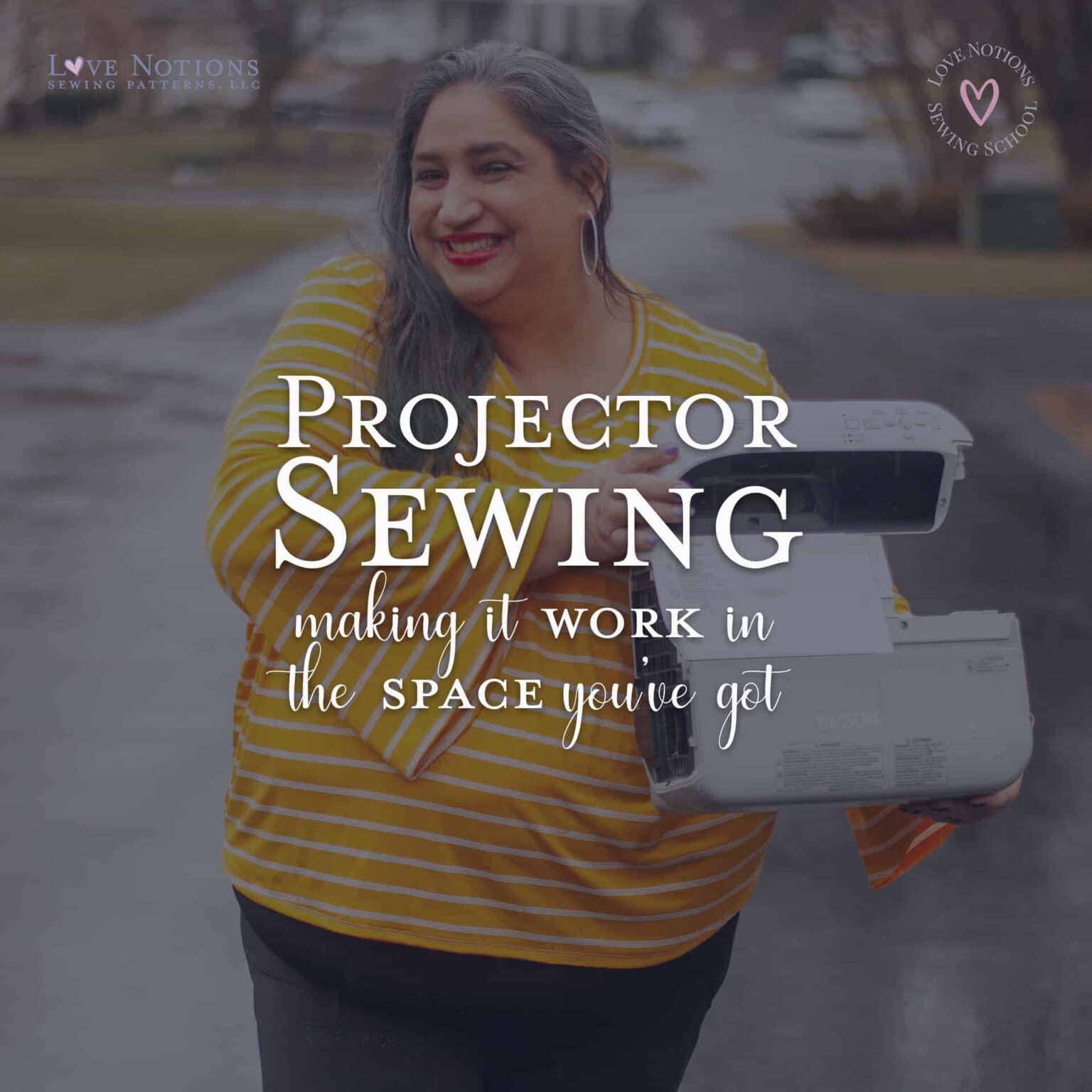 Projector Sewing: Making it work in the space you've got - Love Notions ...