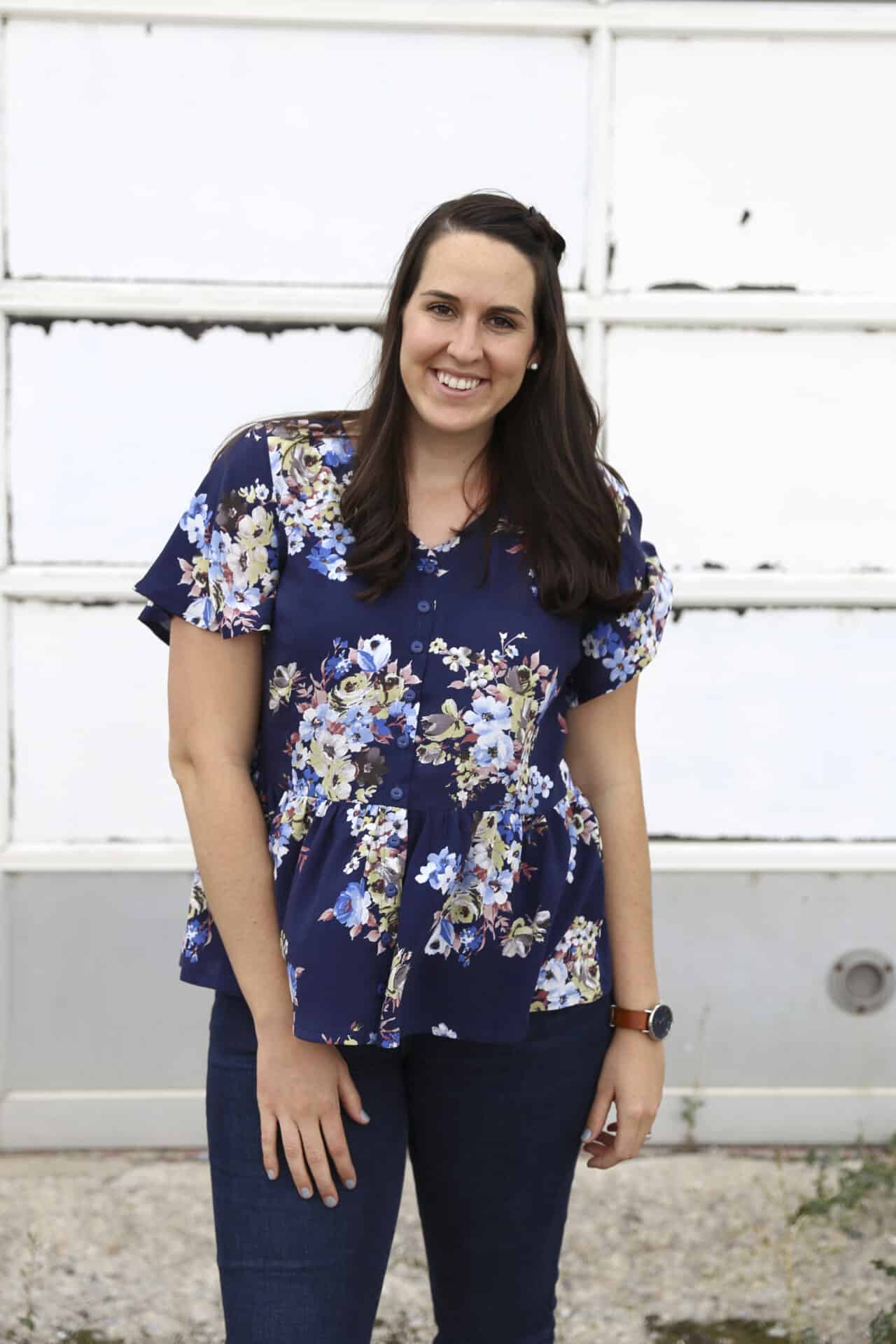 Lyric Peplum: Raised Neckline and Buttonholes - Love Notions Sewing ...
