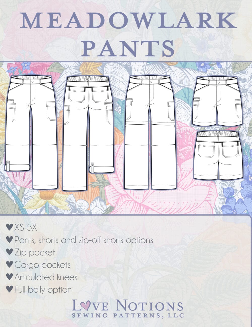 Meadowlark Pants - Love Notions Sewing Patterns