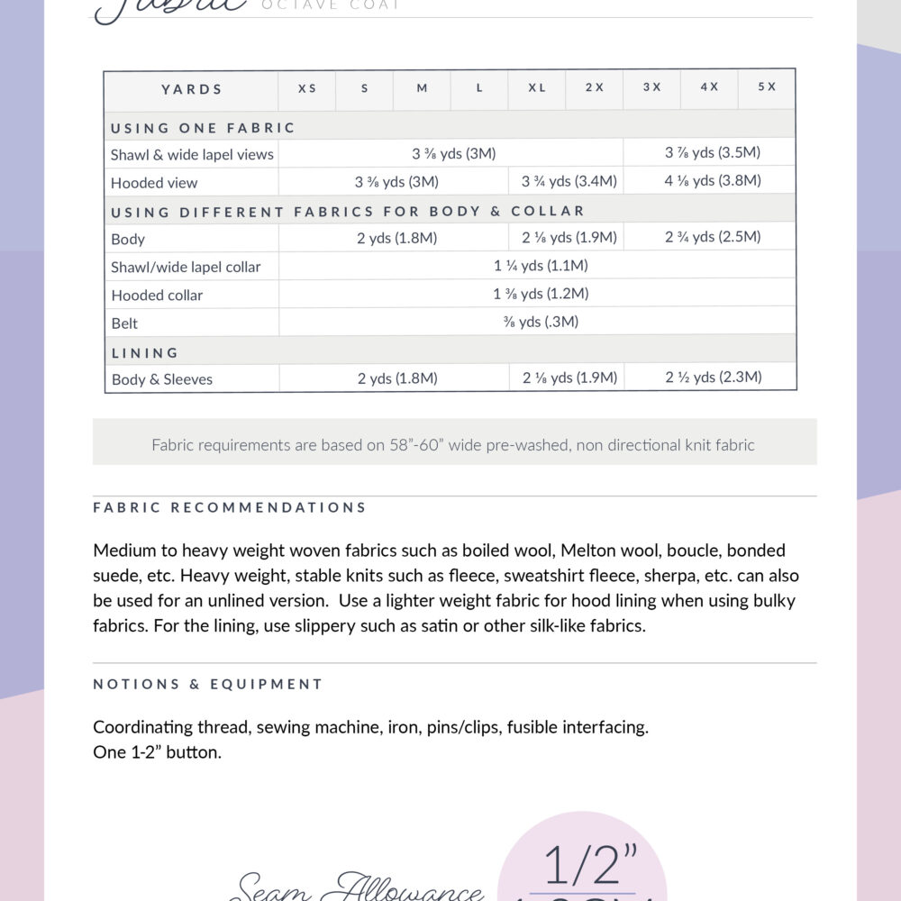 Octave Coat Course - Love Notions Sewing Patterns