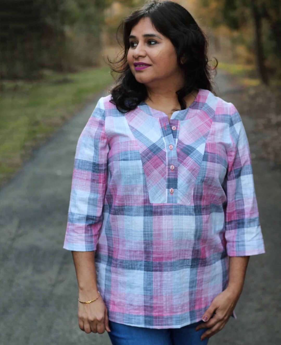 Learn how to sew pintucks on the Presto Tunic sewing pattern by Love ...