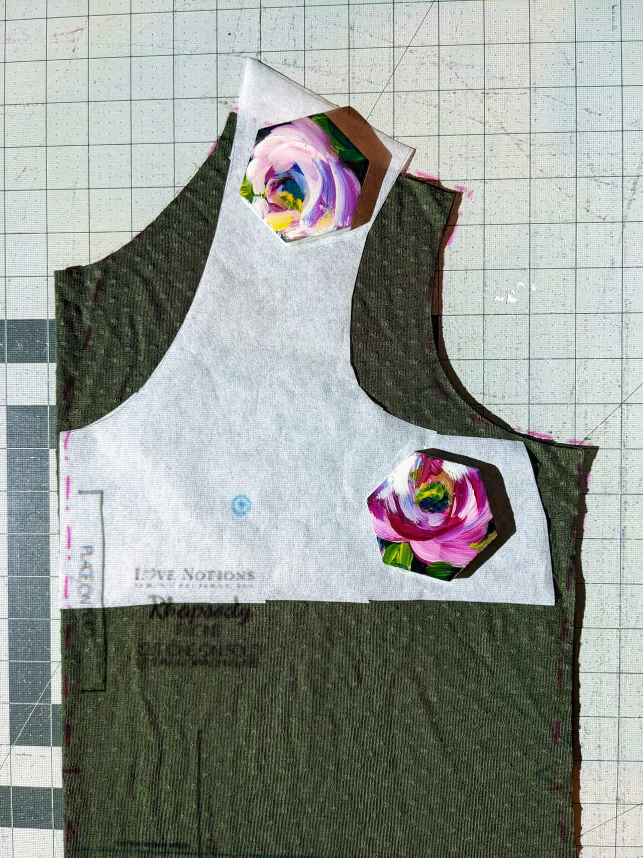 How to sew the (woven) Rhapsody Blouse in a knit fabric - Love Notions ...