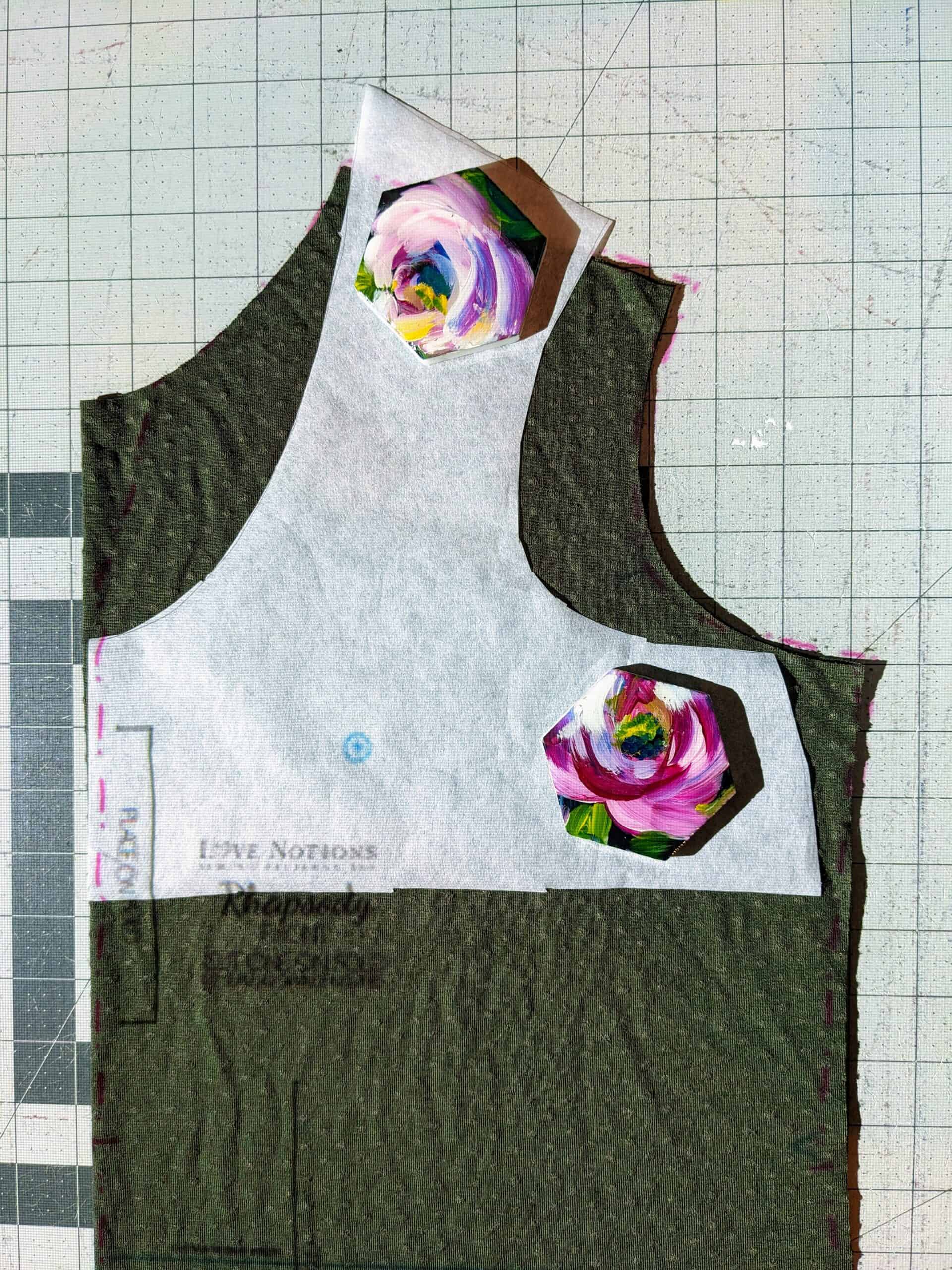 How to sew the (woven) Rhapsody Blouse in a knit fabric - Love Notions ...