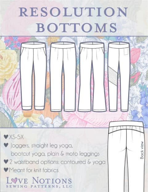 Resolution Bottoms - Love Notions Sewing Patterns