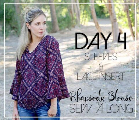 Rhapsody Sewalong Day 4: sewing the sleeves + insert lace trim - Love ...