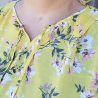 Beautiful woven blouse sewing pattern by Love Notions.