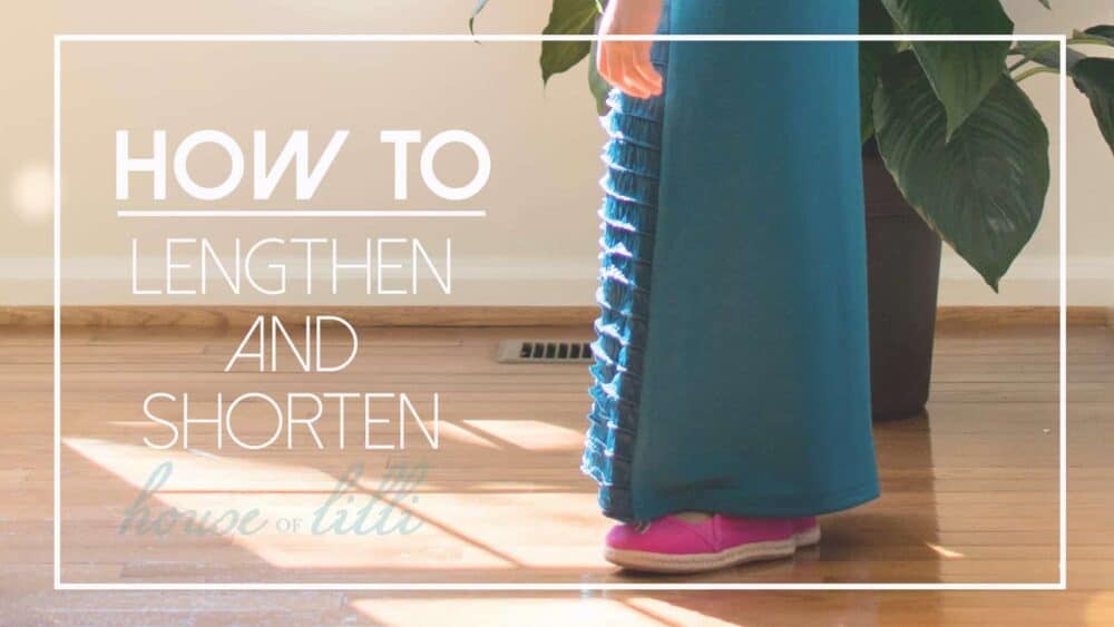 How to Lengthen or Shorten a Pattern - Love Notions Sewing Patterns