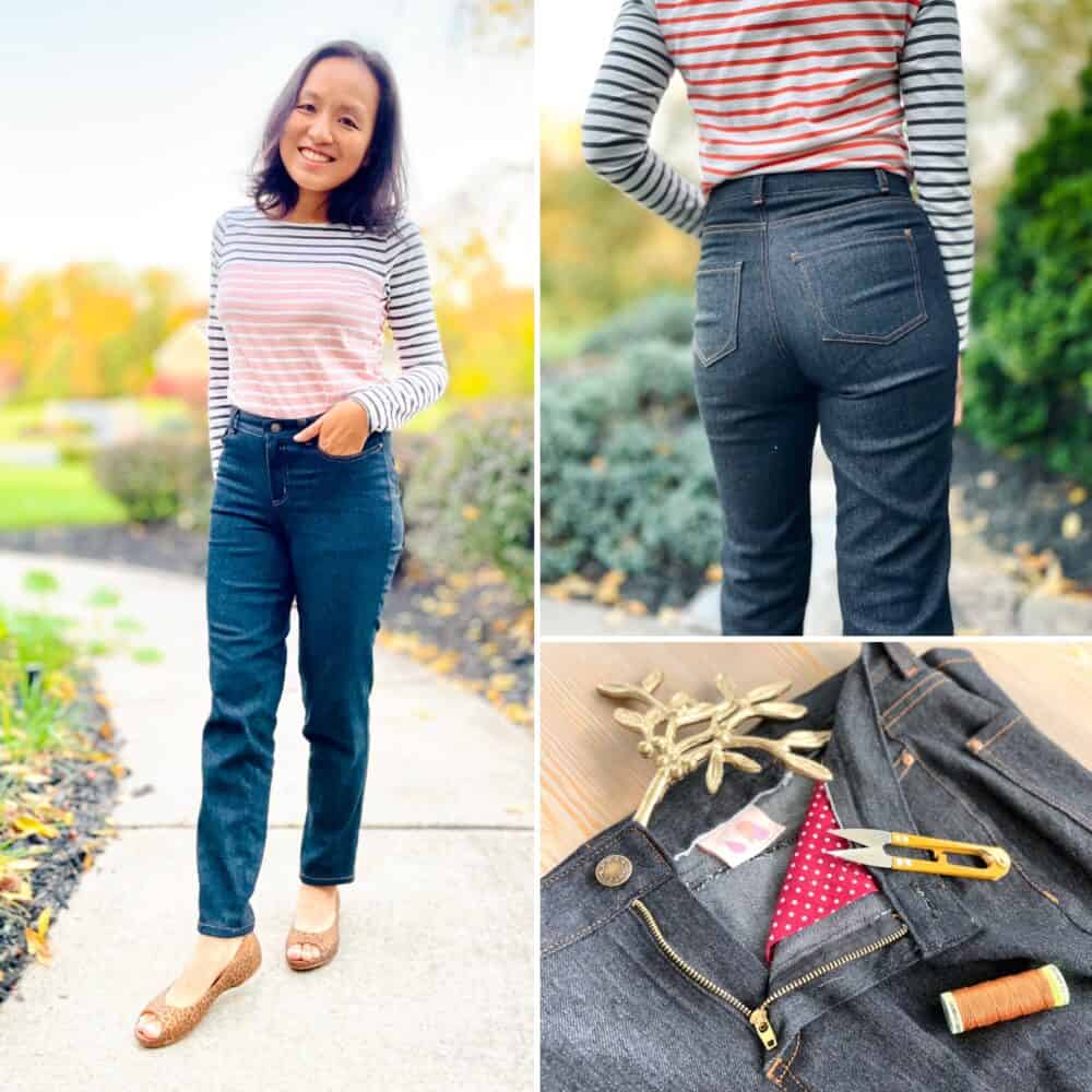 How to Sew Legato Jeans in Knit Fabric - Love Notions Sewing Patterns
